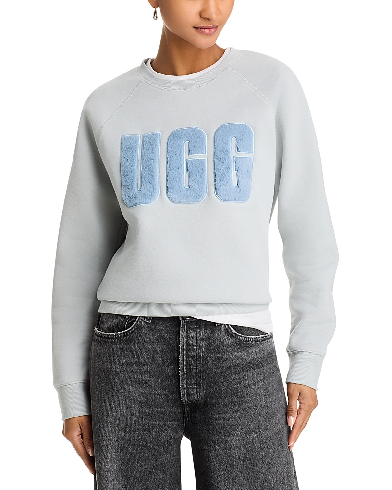 トップス UGG Madeline Fuzzy Logo Crewneck Women's UGG Madeline Fuzzy Logo Crewneck Sweatshirt | Eagle Eye